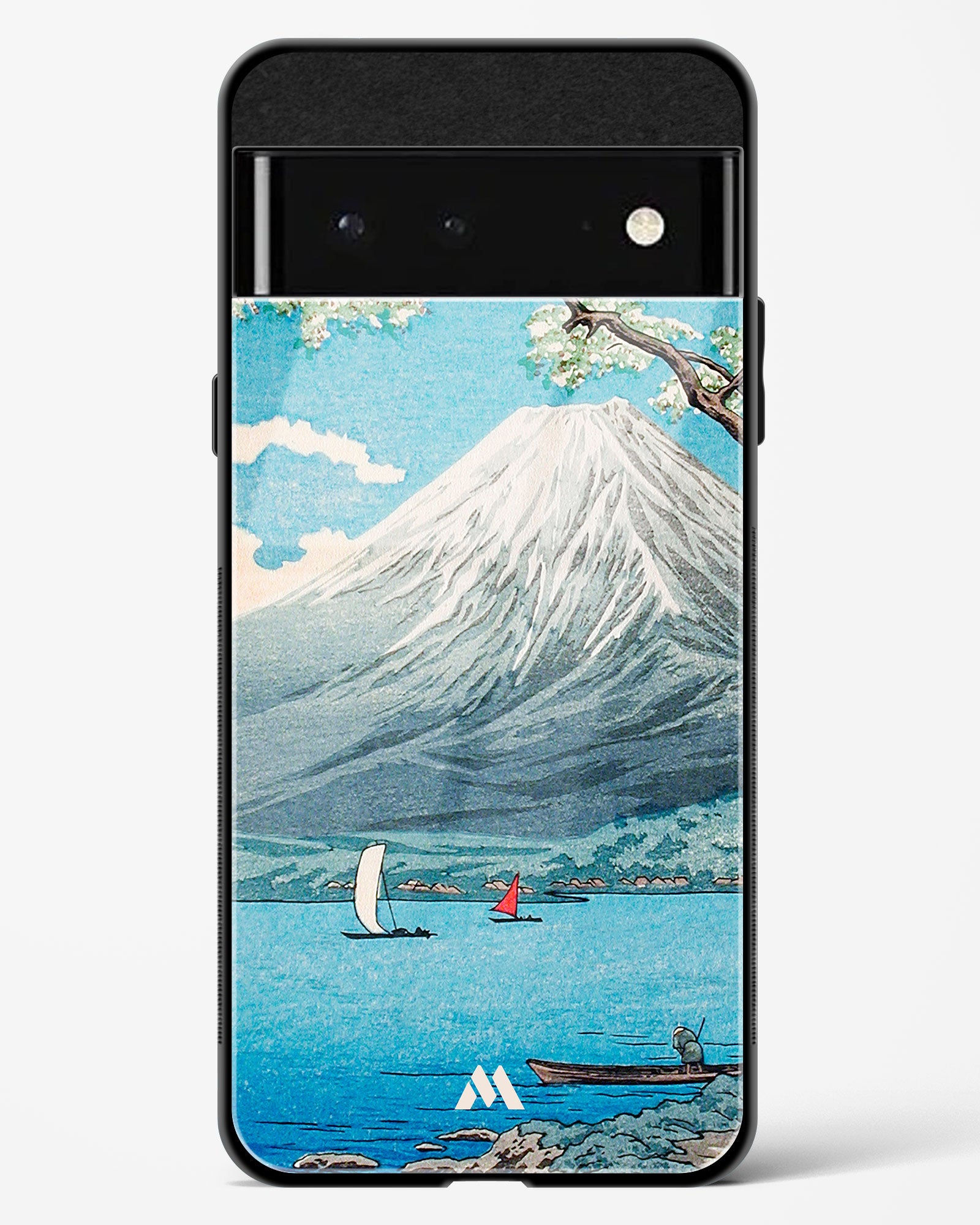 Mount Fuji Lake Yamanaka Pixel Glass Case – Myxtur