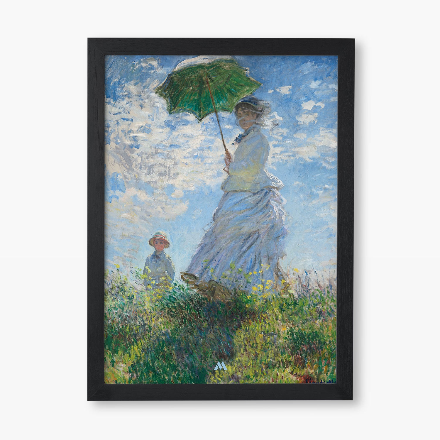 Woman with a Parasol [Claude Monet] Art-Poster – Myxtur
