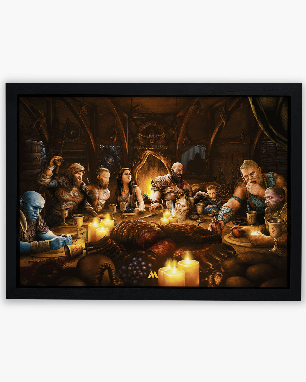 God of War-Last Supper Art Poster – Myxtur
