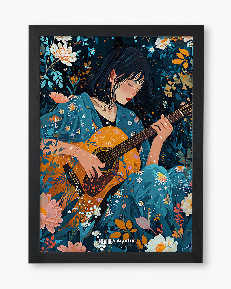 Blue Melody Art Poster – Myxtur