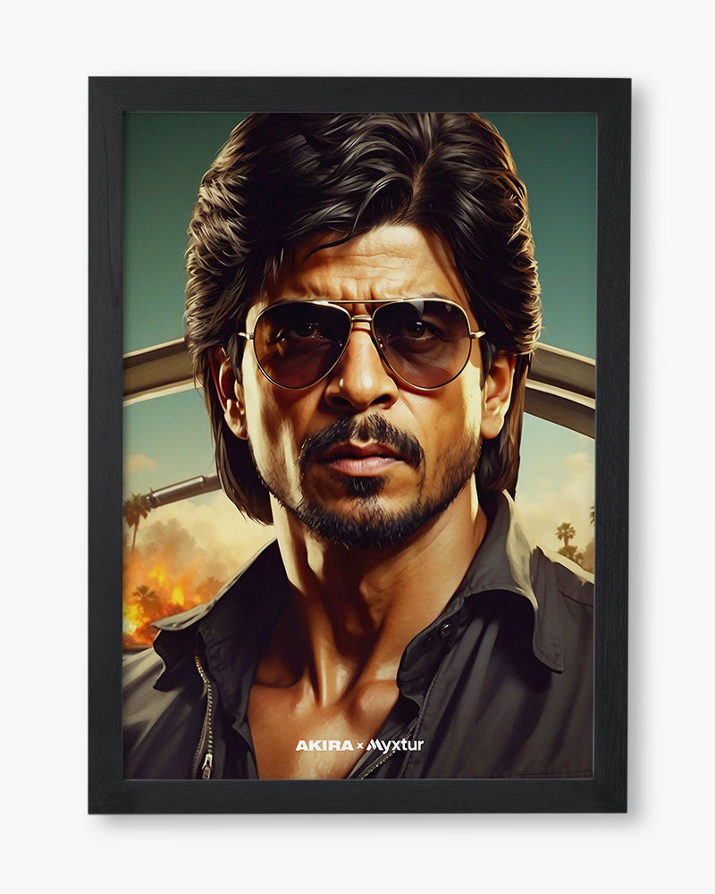 Shah Rukh City Art Poster – Myxtur