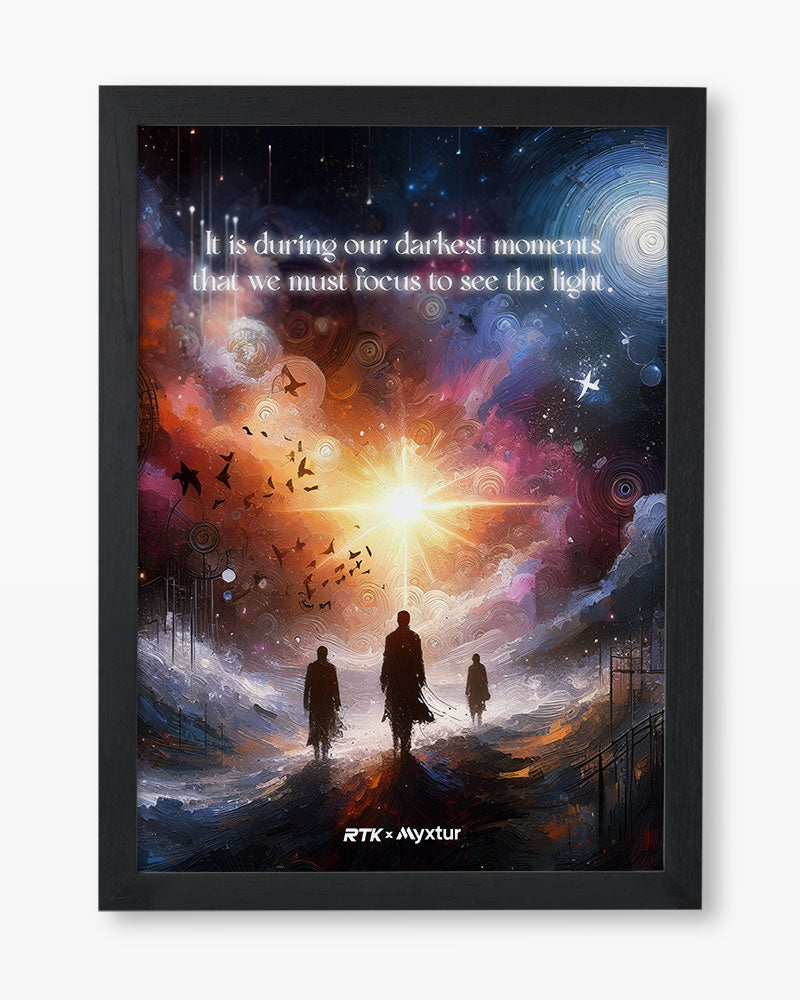 Light When Its Dark Art Poster – Myxtur