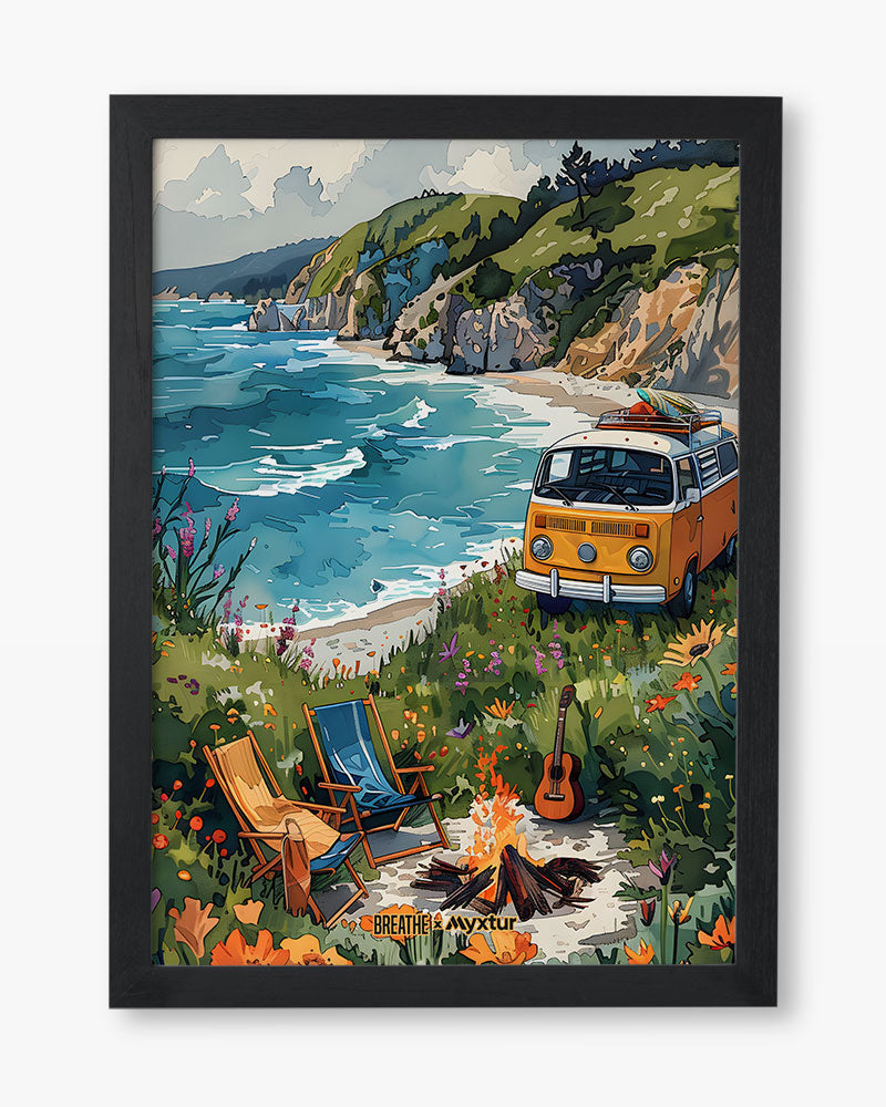Glam Campsite Art Poster – Myxtur