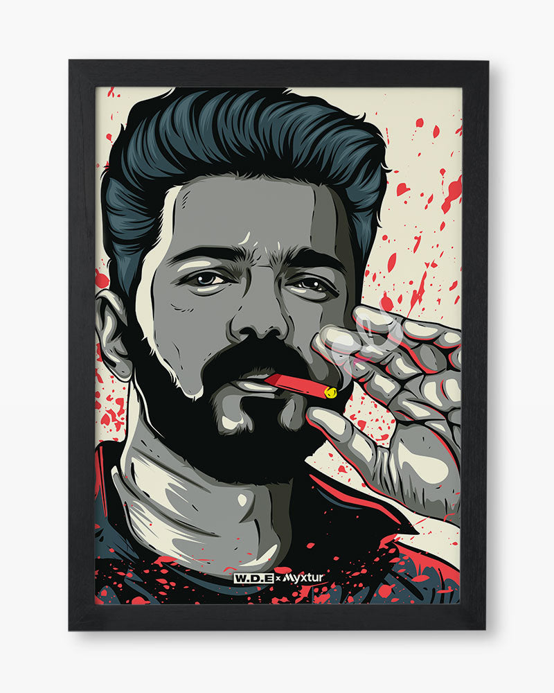 Vijay BadAss Leo Art Poster – Myxtur