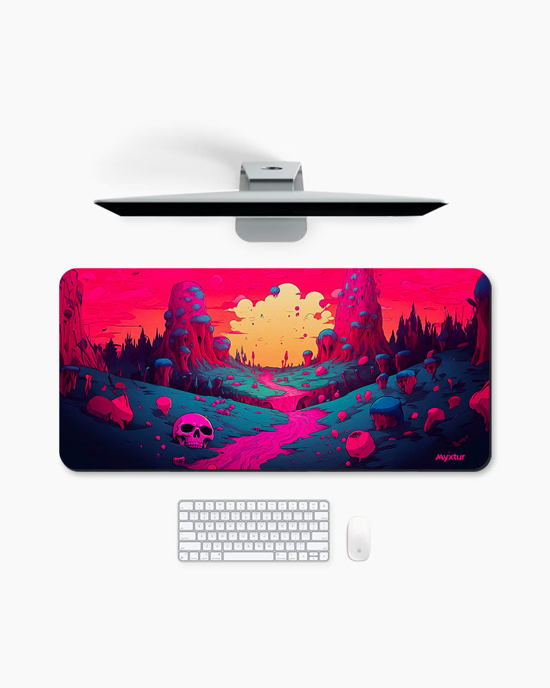 Neon Spectral Gaming Desk Mat – Myxtur