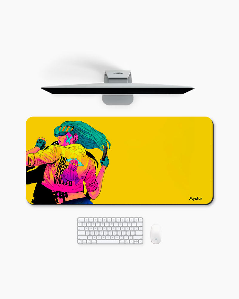 No Rest 4 The Wicked Gaming Desk Mat – Myxtur