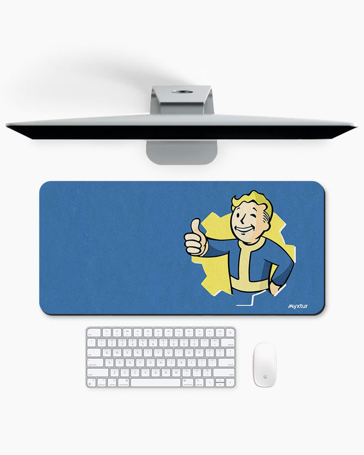 Fallout Vault Boy Gaming Desk Mat – Myxtur