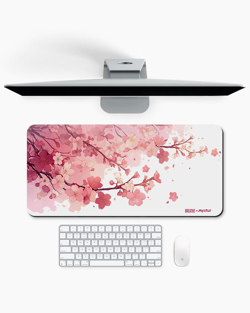 Scarlet Petals Gaming Desk Mat – Myxtur