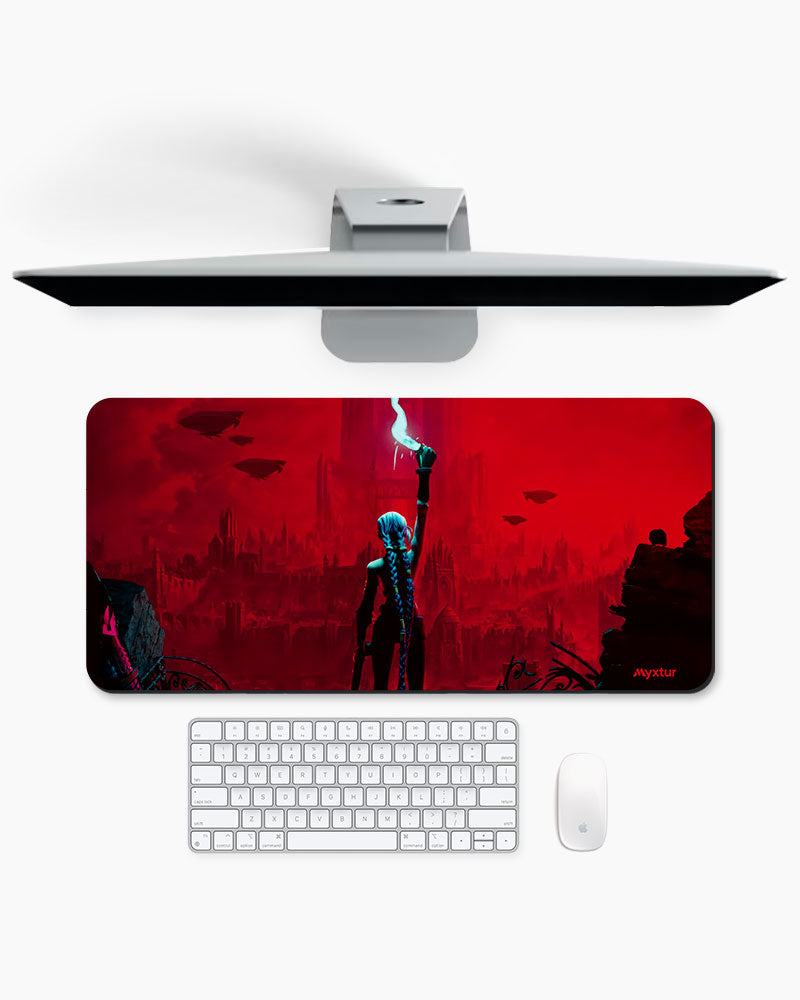 League of Legends-Jinx Gaming Desk Mat – Myxtur