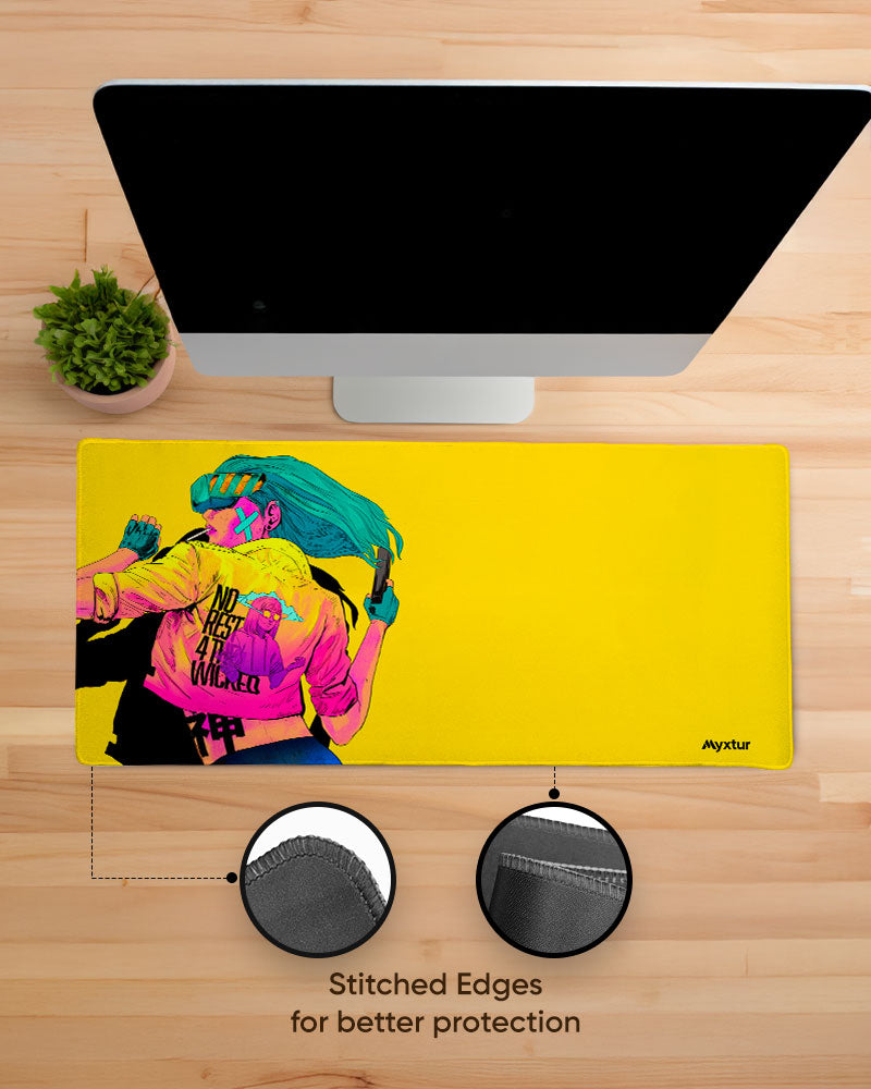 No Rest 4 The Wicked Gaming Desk Mat – Myxtur