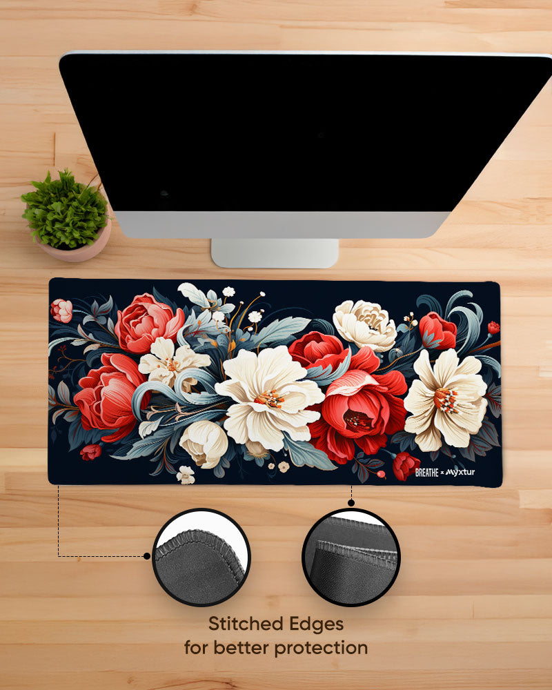 Scarlet and Snow Gaming Desk Mat – Myxtur