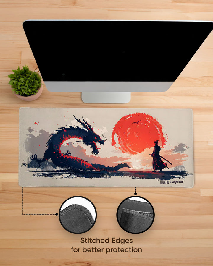 Dragon Samurai Gaming Desk Mat – Myxtur