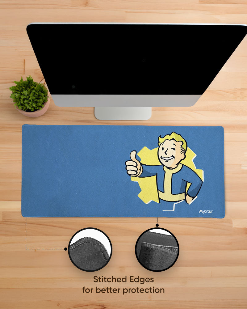 Fallout Vault Boy Gaming Desk Mat – Myxtur