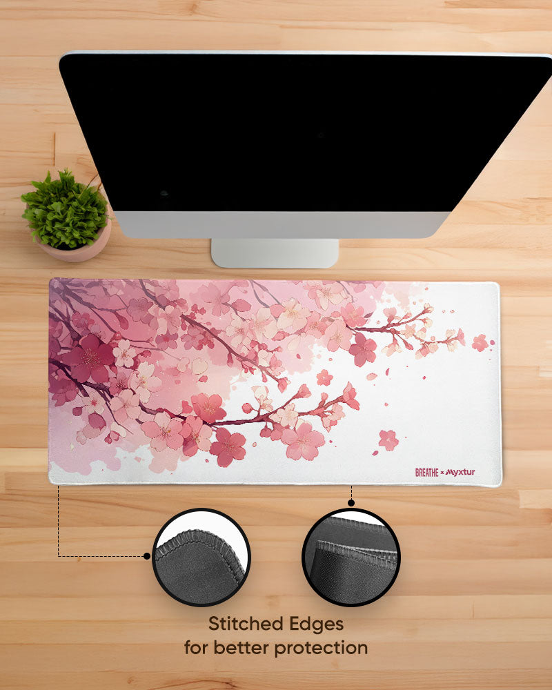 Scarlet Petals Gaming Desk Mat – Myxtur