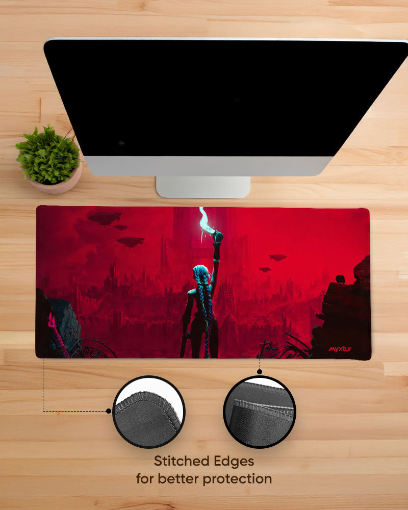 League of Legends-Jinx Gaming Desk Mat – Myxtur