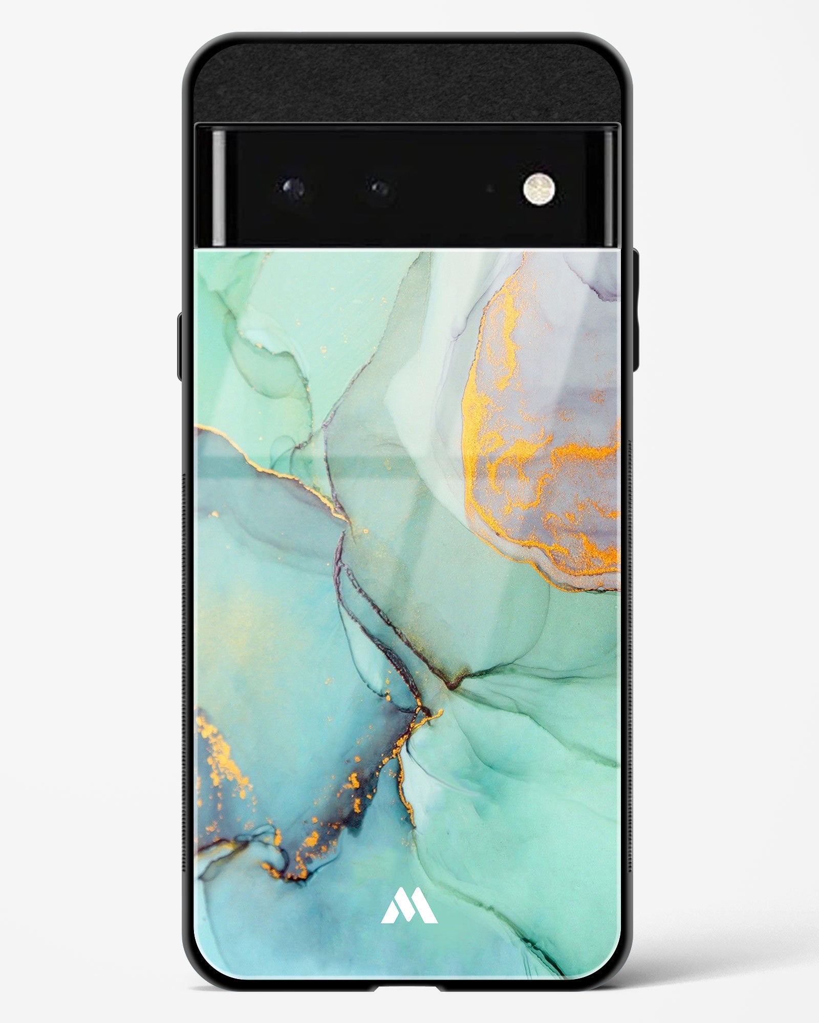 Green Shale Marble Pixel Glass Case – Myxtur