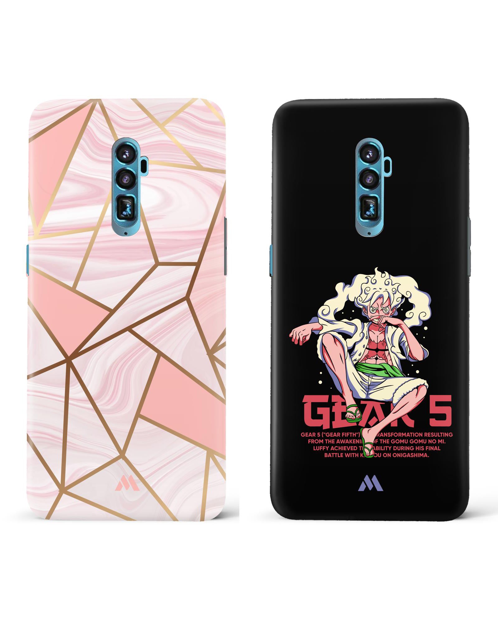 Luffy Gear Five Liquid Marble Hard Case Phone Cover Combo-(Oppo) – Myxtur