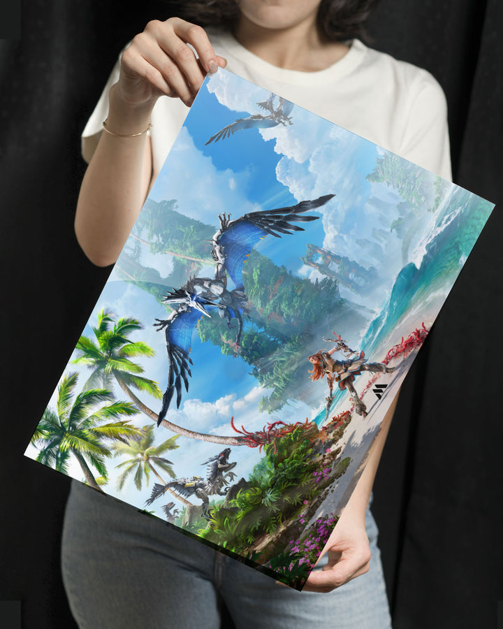 Horizon Zero Dawn West Metal Poster – Myxtur
