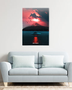 Alien Ascent Metal Poster – Myxtur