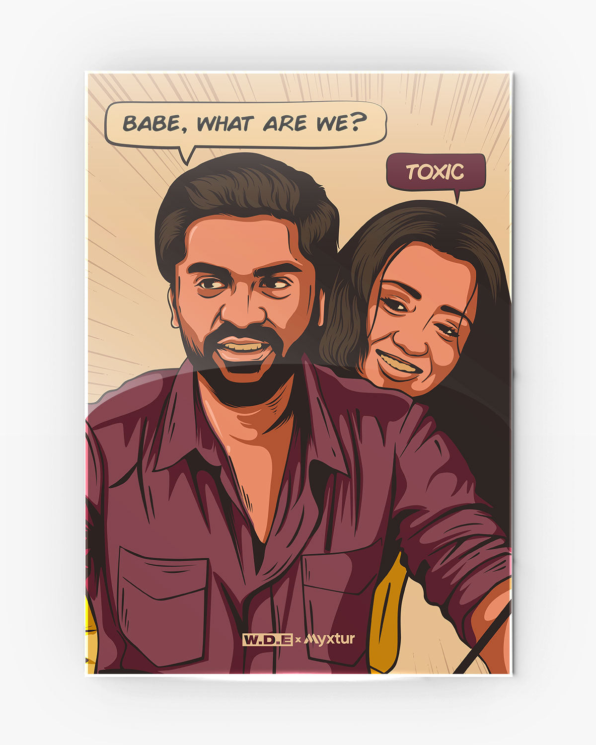 Toxic Couple Metal Poster – Myxtur