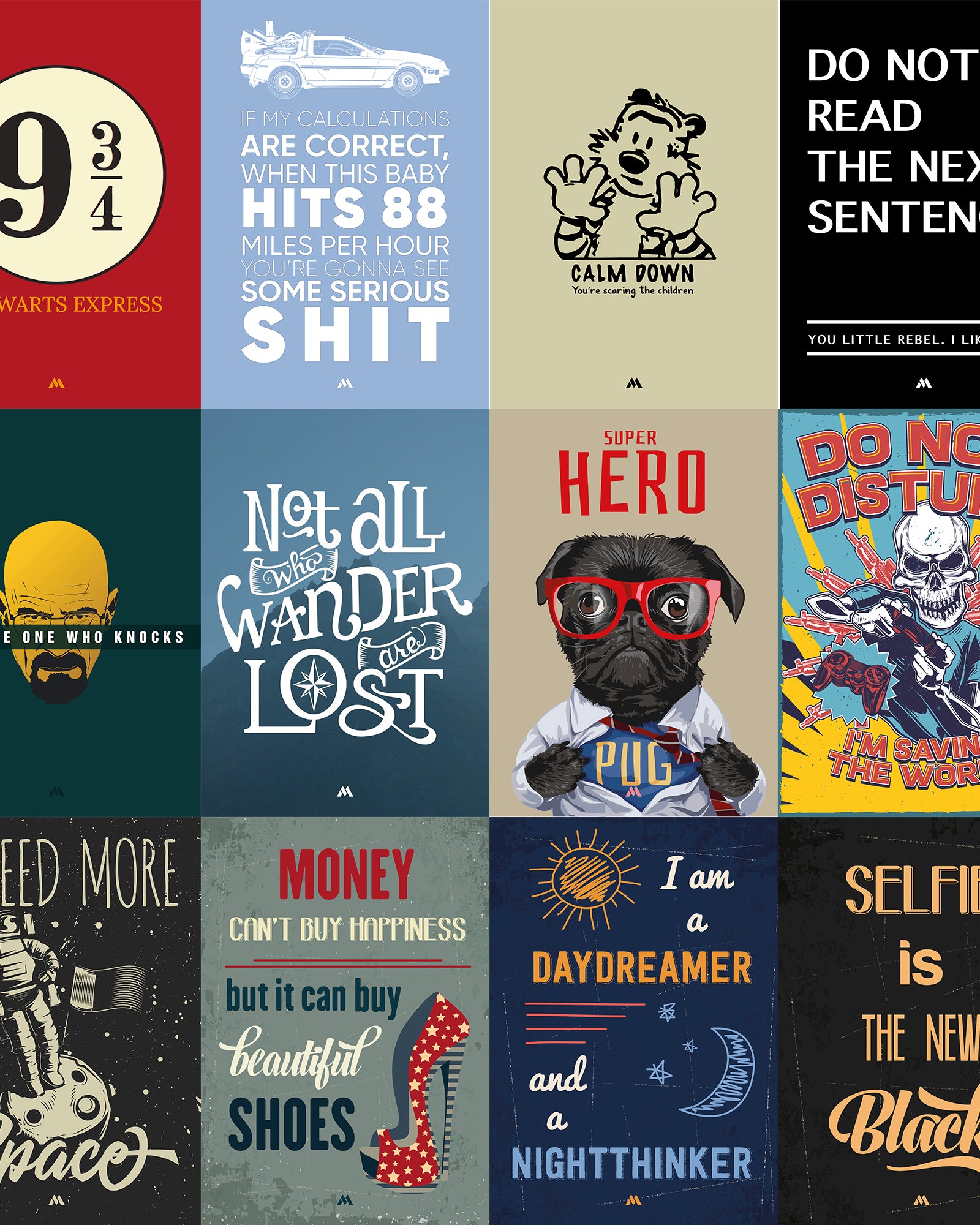 Quirky Quotes Poster-Collage – Myxtur