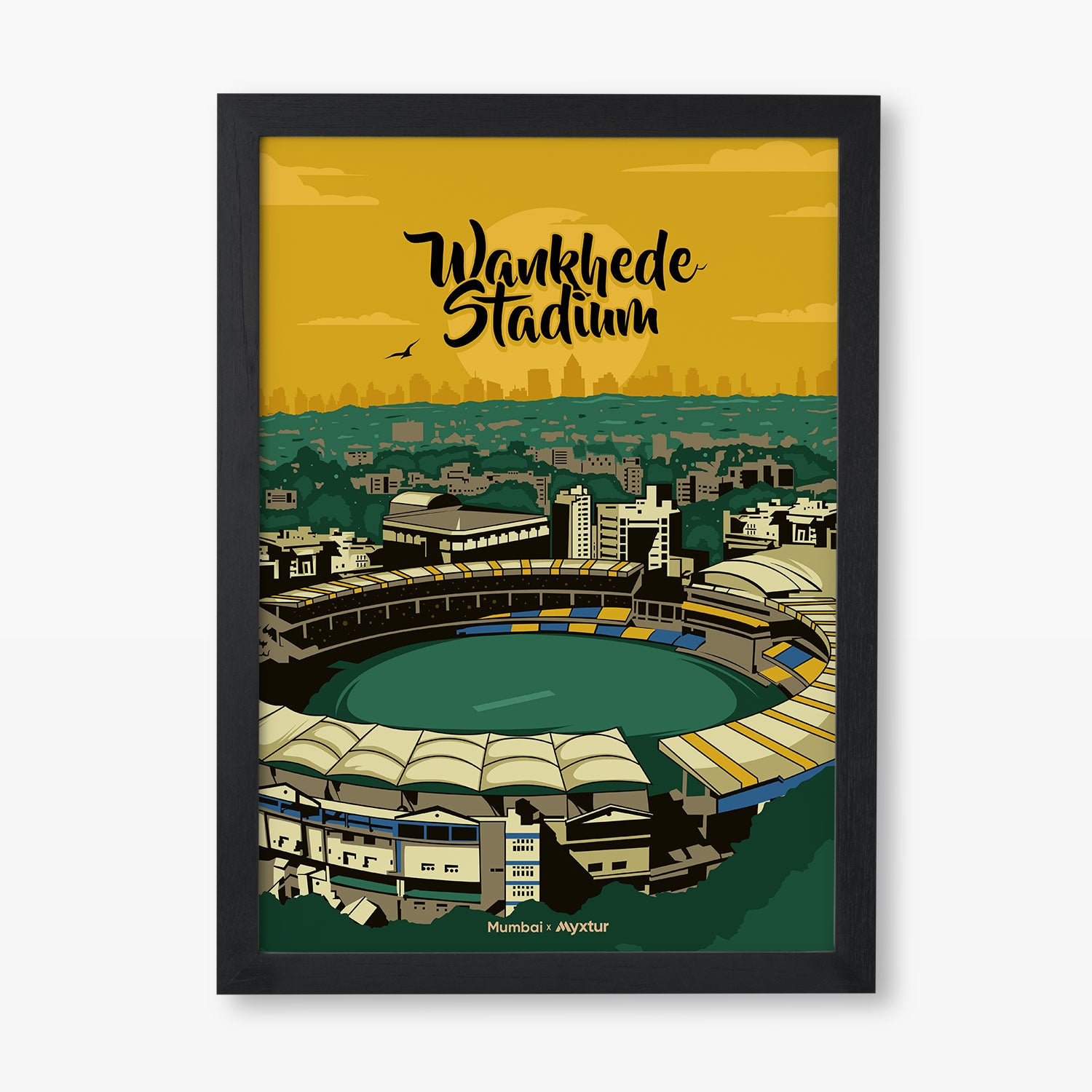 Wankhede Stadium Art-Poster – Myxtur