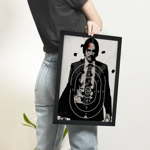 John Wick - Focus, Commitment and Sheer Will Art-Poster – Myxtur