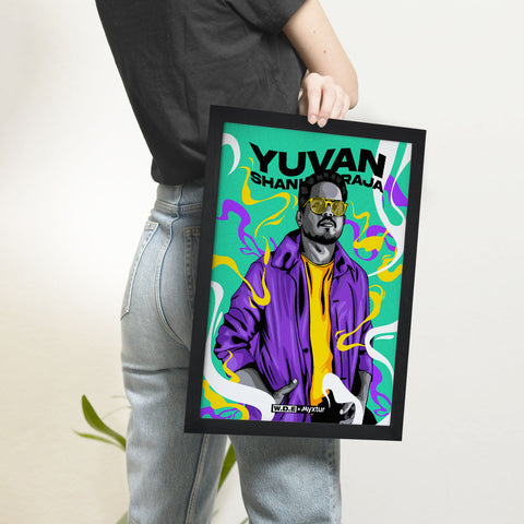 Yuvan Shankar Raja Psychedelic Tribute [WDE] Art-Poster – Myxtur
