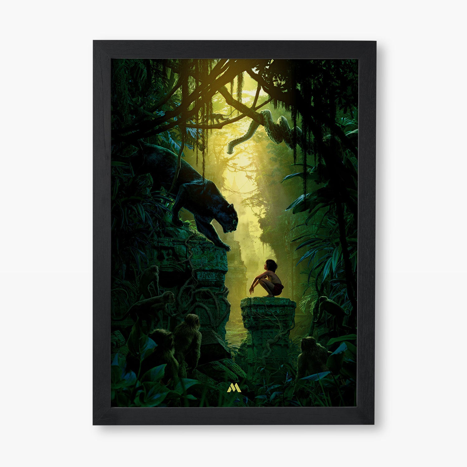 The Jungle Book-Mowgli and Bagheera Art Poster – Myxtur