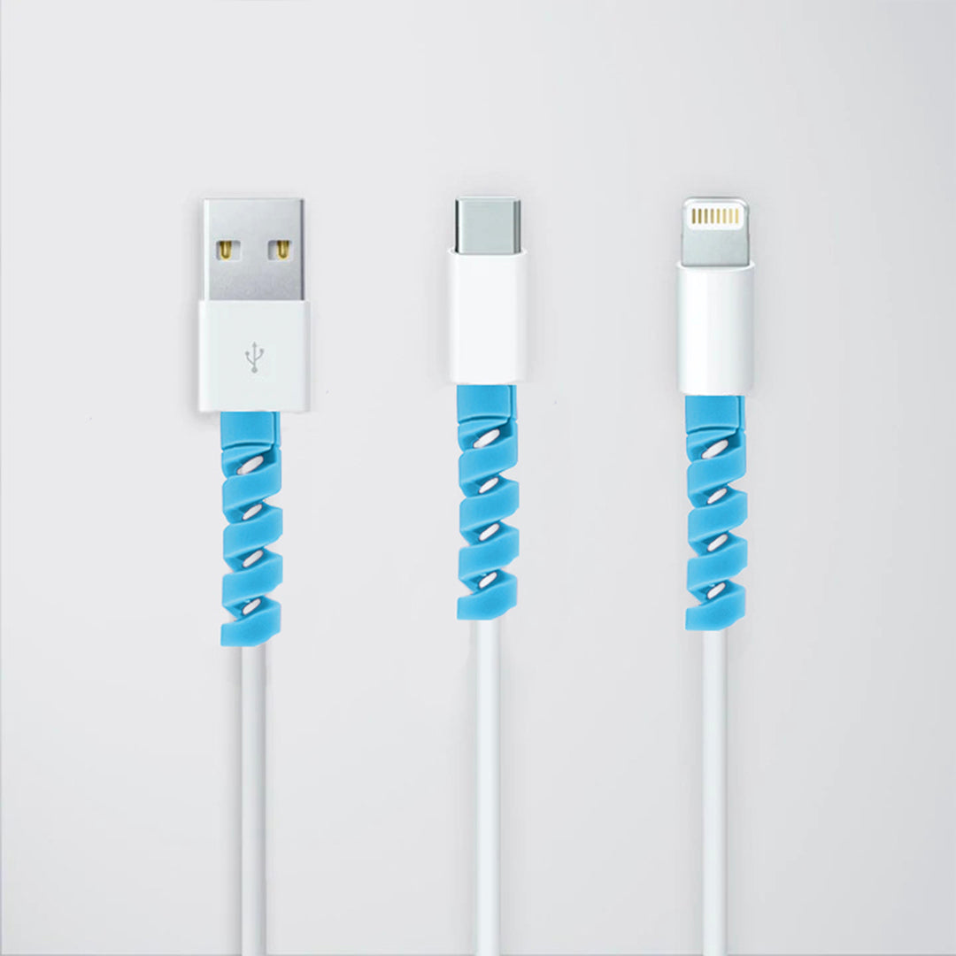 Universal Cable Protectors (Pack of Two) --Blue – Myxtur
