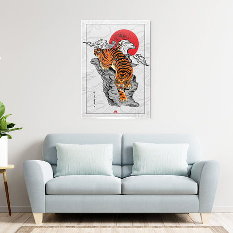 Crouching Tiger Metal-Poster – Myxtur