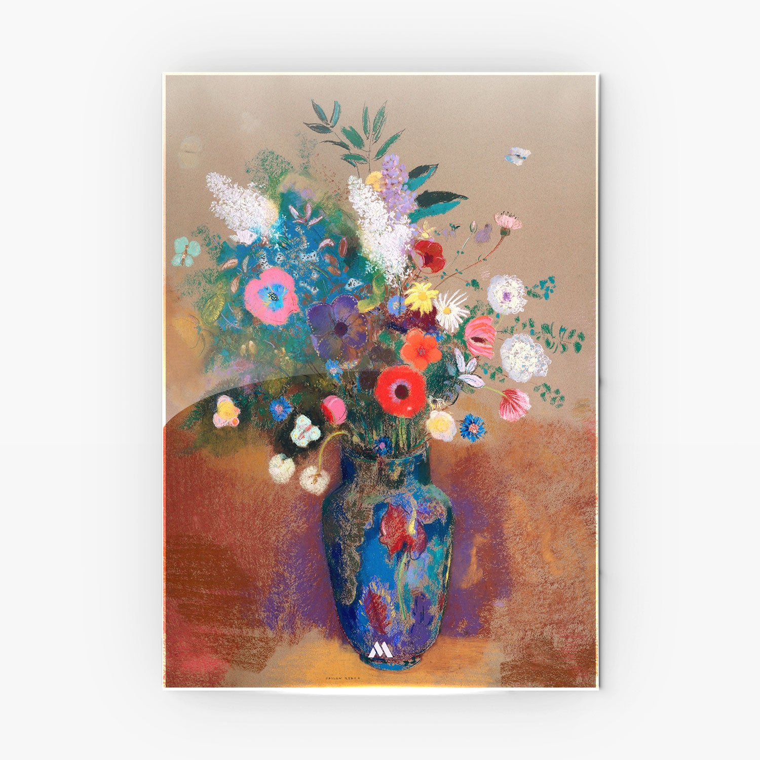 Bouquet of Flowers [Odilon Redon] Metal-Poster – Myxtur