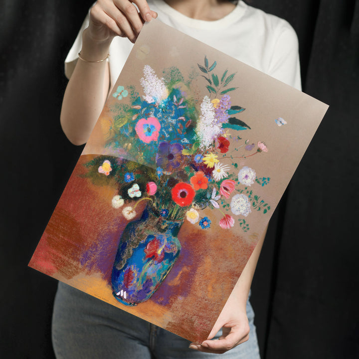 Bouquet of Flowers [Odilon Redon] Metal-Poster – Myxtur