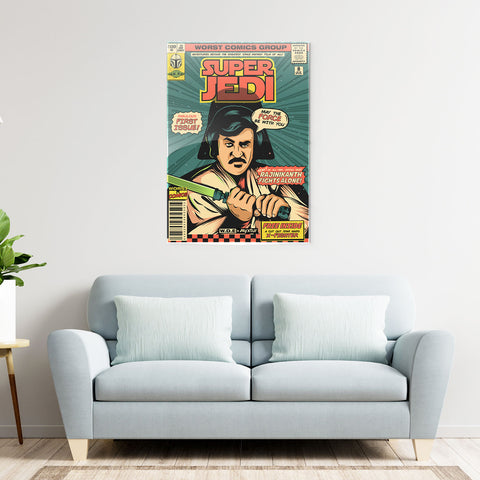 Rajinikanth-Super Jedi [WDE] Metal-Poster – Myxtur