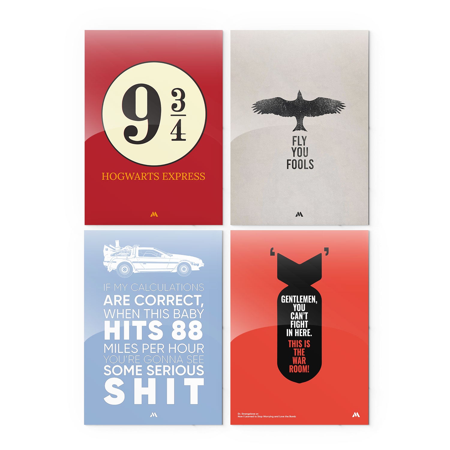 Movie Quote Wall Metal Poster-Combo – Myxtur