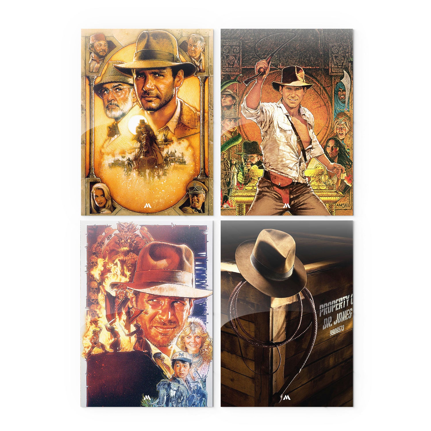 Indiana Jones Collection Metal Poster-Combo – Myxtur