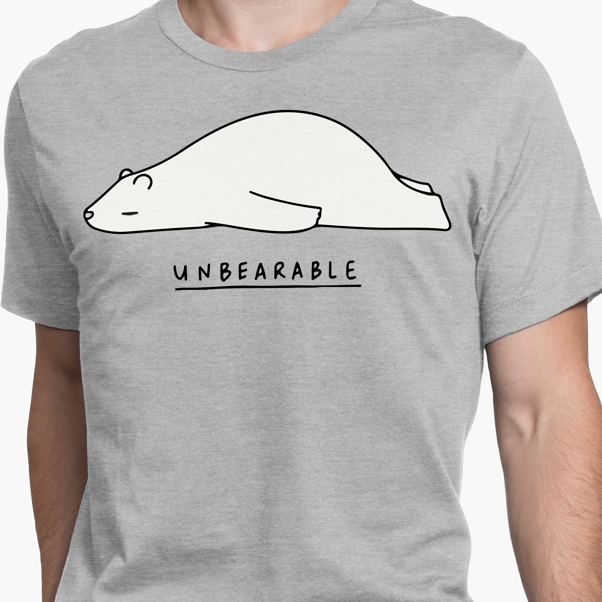 Unbearable Round-Neck Unisex-T-Shirt – Myxtur